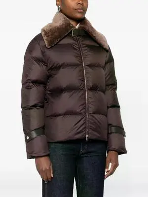 Fendi Shearling-collar Ski Jacket
