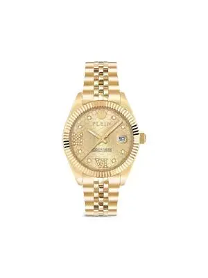 Philipp Plein Date Superlative 34mm Watch - Gold