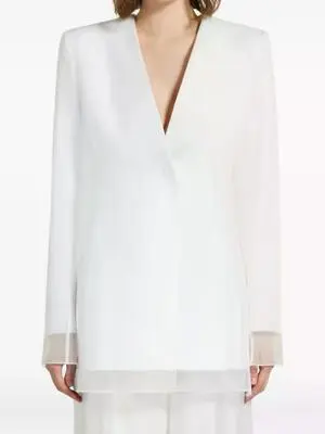 Max Mara Double-layered Organza Jacket