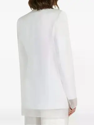 Max Mara Double-layered Organza Jacket