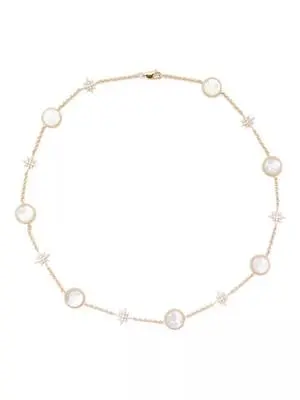 APM MONACO APM Monaco Nacre And Zirconia Necklace