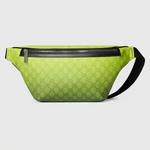 Gucci Gg Monogram Belt Bag - Green