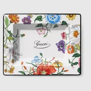 Gucci Flora Print Small Trinket Tray
