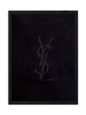 Saint Laurent Logo-detail Scarf - Black