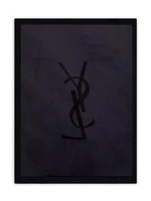 Saint Laurent Logo-detail Scarf