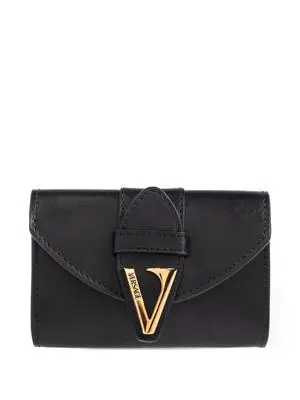 Versace Leather Wallet - Black