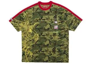 Supreme Supreme Crane Printed Top Woodland Camo