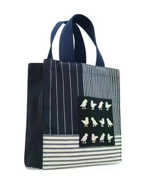 Biyan Striped Tote Bag