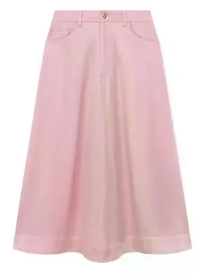 Nanushka Cintia Midi Skirt - Pink