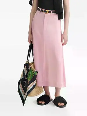Nanushka Cintia Midi Skirt - Pink