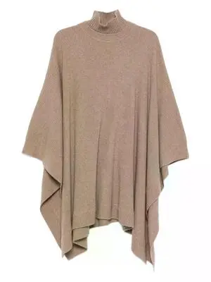 Max Mara Funnel-neck Poncho