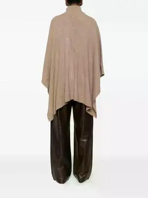 Max Mara Funnel-neck Poncho