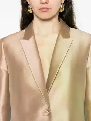 Alberta Ferretti Buttoned Peak-lapel Jacket