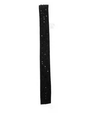 Antonelli Firenze Sequin-embellished Tie - Black
