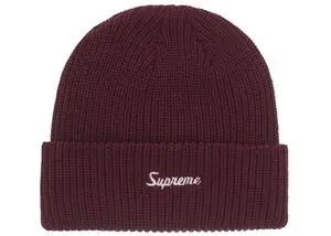 Supreme Loose Gauge Beanie Dark Red