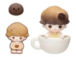 POP MART Dimoo Coffee Factory Charm - Multicolor
