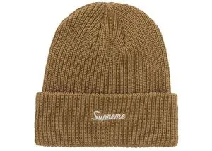 Supreme Loose Gauge Beanie Mustard