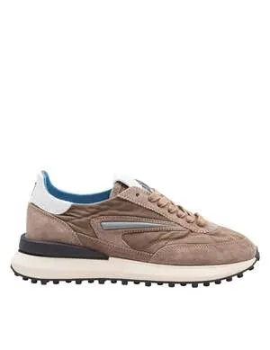 D.a.t.e. Nylon And Suede Running Sneakers - Mud