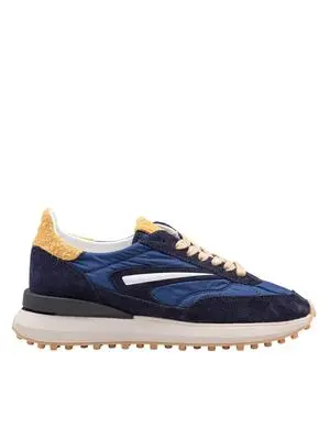 D.a.t.e. Nylon And Suede Running Sneakers - Blue
