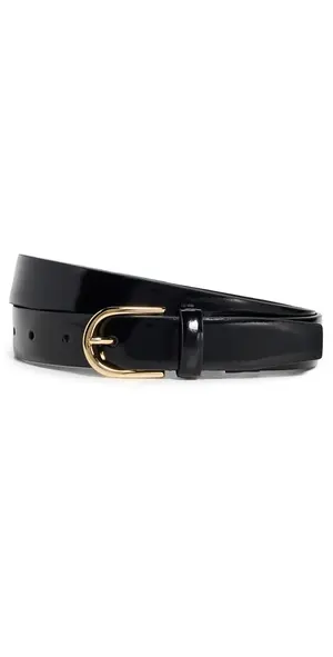 Vince Spazzolato Belt - Black / Gold