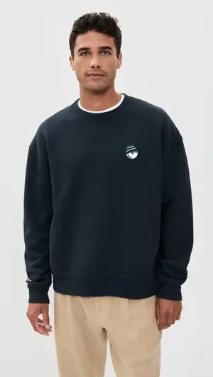 MALBON Range Cooper Sweatshirt - Navy