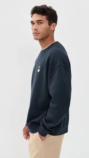 MALBON Range Cooper Sweatshirt - Navy