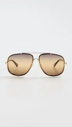 Chloé Aviator Sunglasses