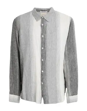 Crossley Shirt Size Linen - Light Grey