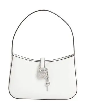 Michael Kors Leather Baguette Bag - White