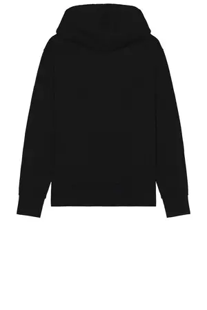 JW Anderson Logo Embroidered Hoodie - Black