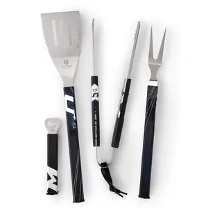UNCOMMON GOODS Hockey Stick Bbq Set Set Of 4 Tools Requip'd