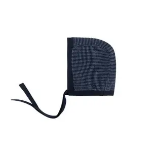 ELY'S & CO. Loom Thin Stripe Collection Bonnet - Navy/blue