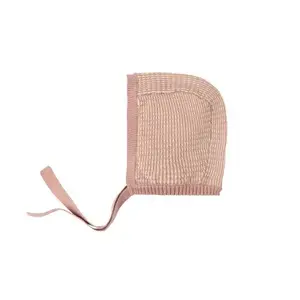 ELY'S & CO. Loom Thin Stripe Collection Bonnet Pink/ivory