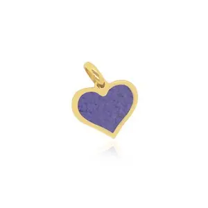 THE LOVERY FINE JEWELRY Heart Charm - Amethyst