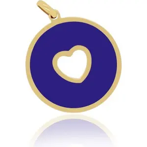 THE LOVERY FINE JEWELRY Donut Heart Charm - Lapis