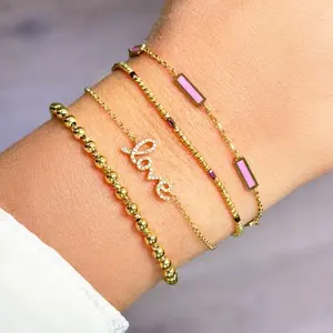 THE LOVERY 14k Ball Bead Bracelet
