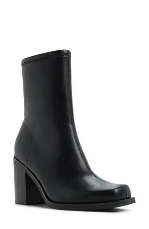 Aldo Stacked Heel Booties