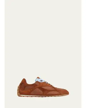 Bottega Veneta Orbit Lite Lace-up Sneakers - Amber