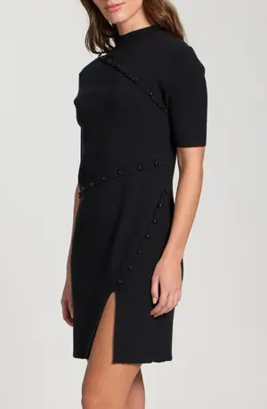 APNY Bead Detail Sweater Dress