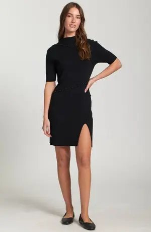 APNY Bead Detail Sweater Dress