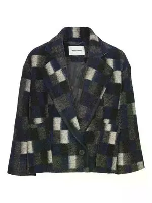 Henrik Vibskov Brushed Square-pattern Jacket