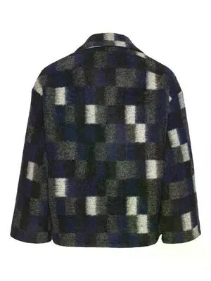 Henrik Vibskov Brushed Square-pattern Jacket