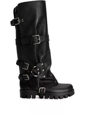 Women's Studded Biker Boots