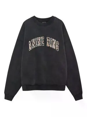 ANINE BING Logo-print Sweatshirt - Black