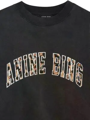 ANINE BING Logo-print Sweatshirt - Black
