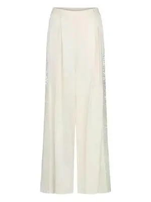 TWP Sequin-detailed Pleated Trousers