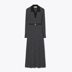 Tory Burch Cotton Knit Polo Dress