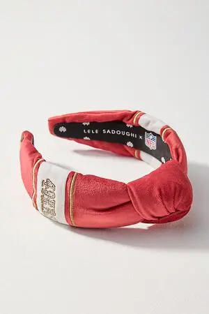 Lele Sadoughi NFL Headband 49ers