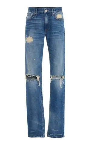 BRANDON MAXWELL The Riggs Mid-Rise Cigarette Jeans