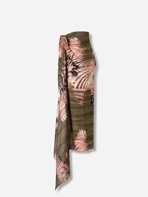 Silvia Tcherassi Adrika Midi Skirt - Dusty Pink
